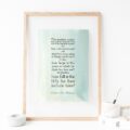 Charlotte Mason Quotes and Verse Prints · a humble place
