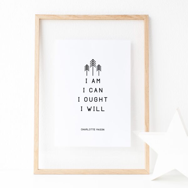 Charlotte Mason Quotes and Verse Prints · a humble place