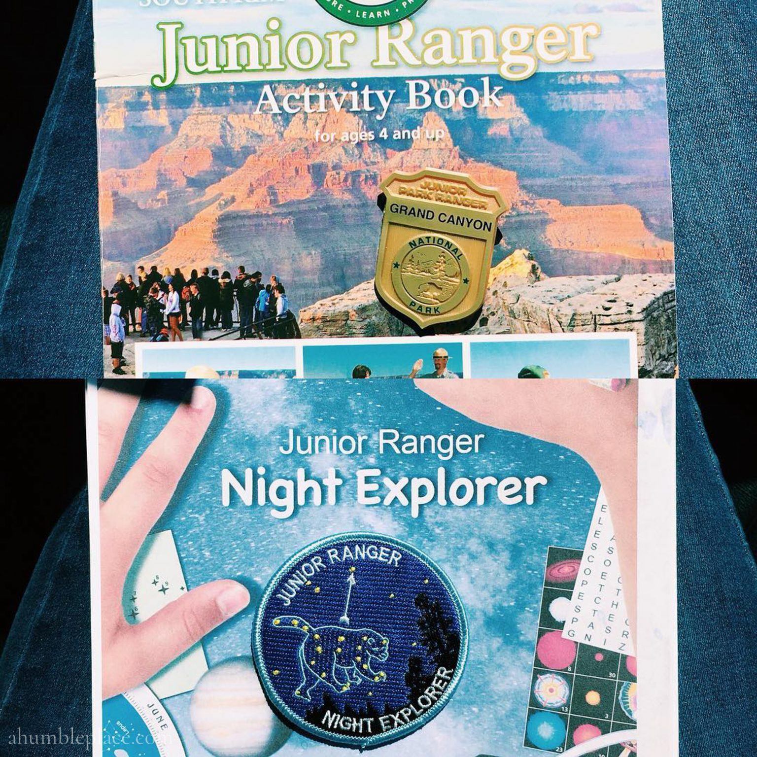 Junior Ranger Badges to Earn at Home · a humble place