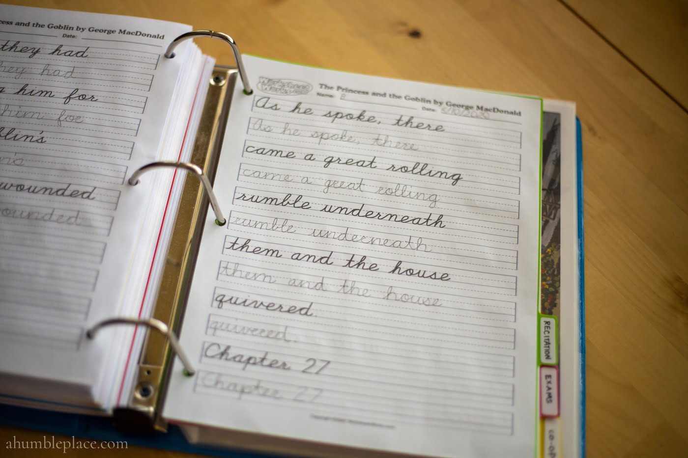 Charlotte Mason Homeschool Third Grade Recap · a humble place