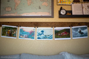 Simple Ideas for Displaying Picture Study Art · a humble place