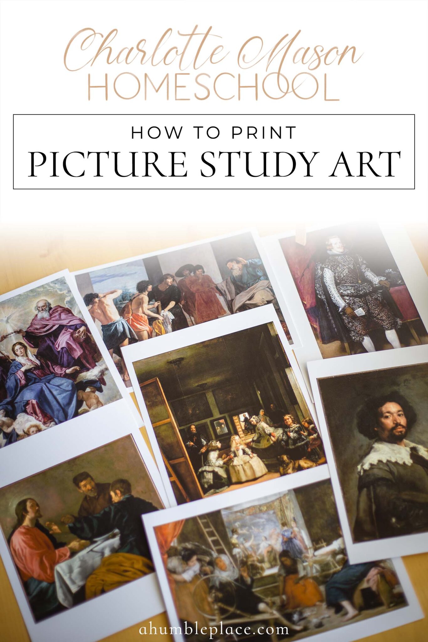 How to print Picture Study Art · a humble place