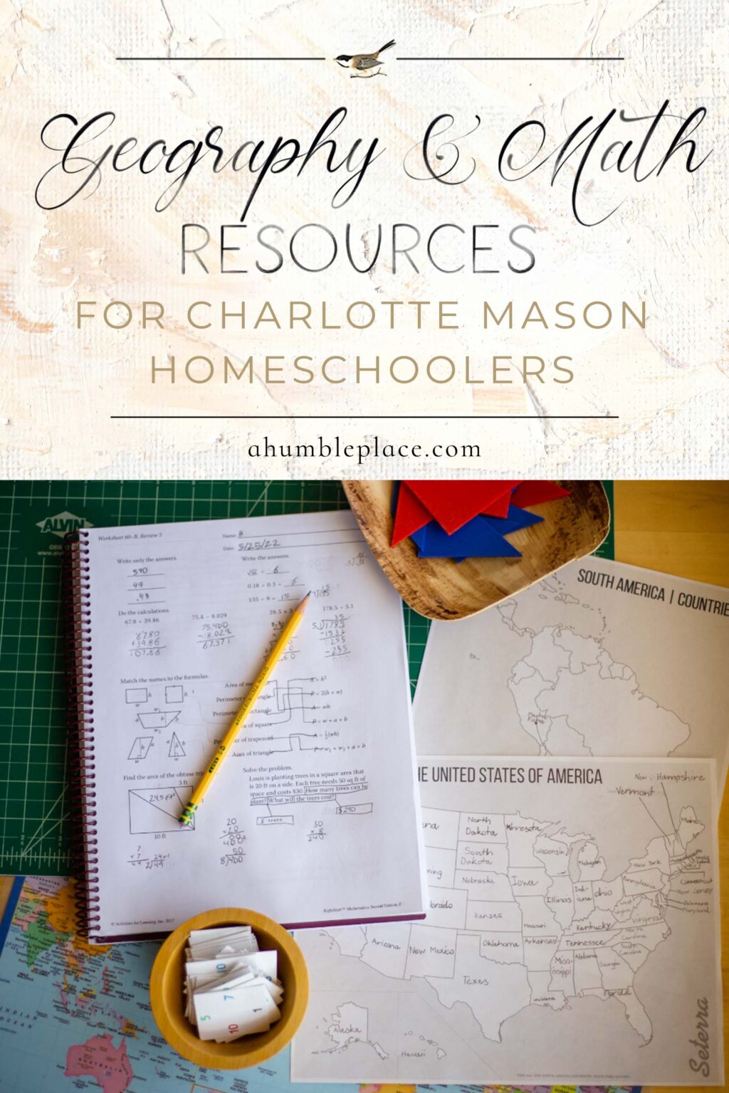My Favorite Resources for Charlotte Mason Geography and Math · a humble ...