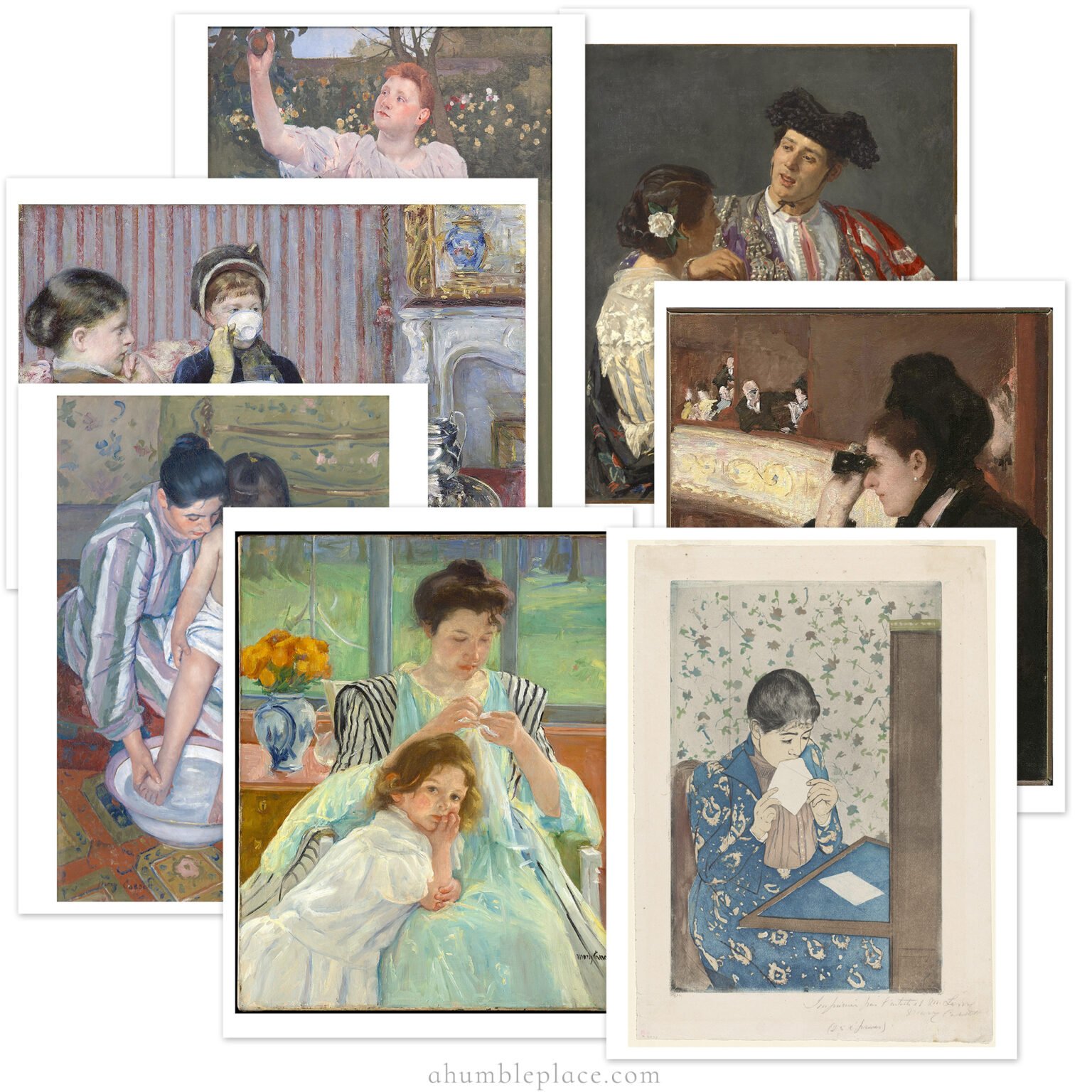 Mary Cassatt Picture Study Aid - ahumbleplace.com