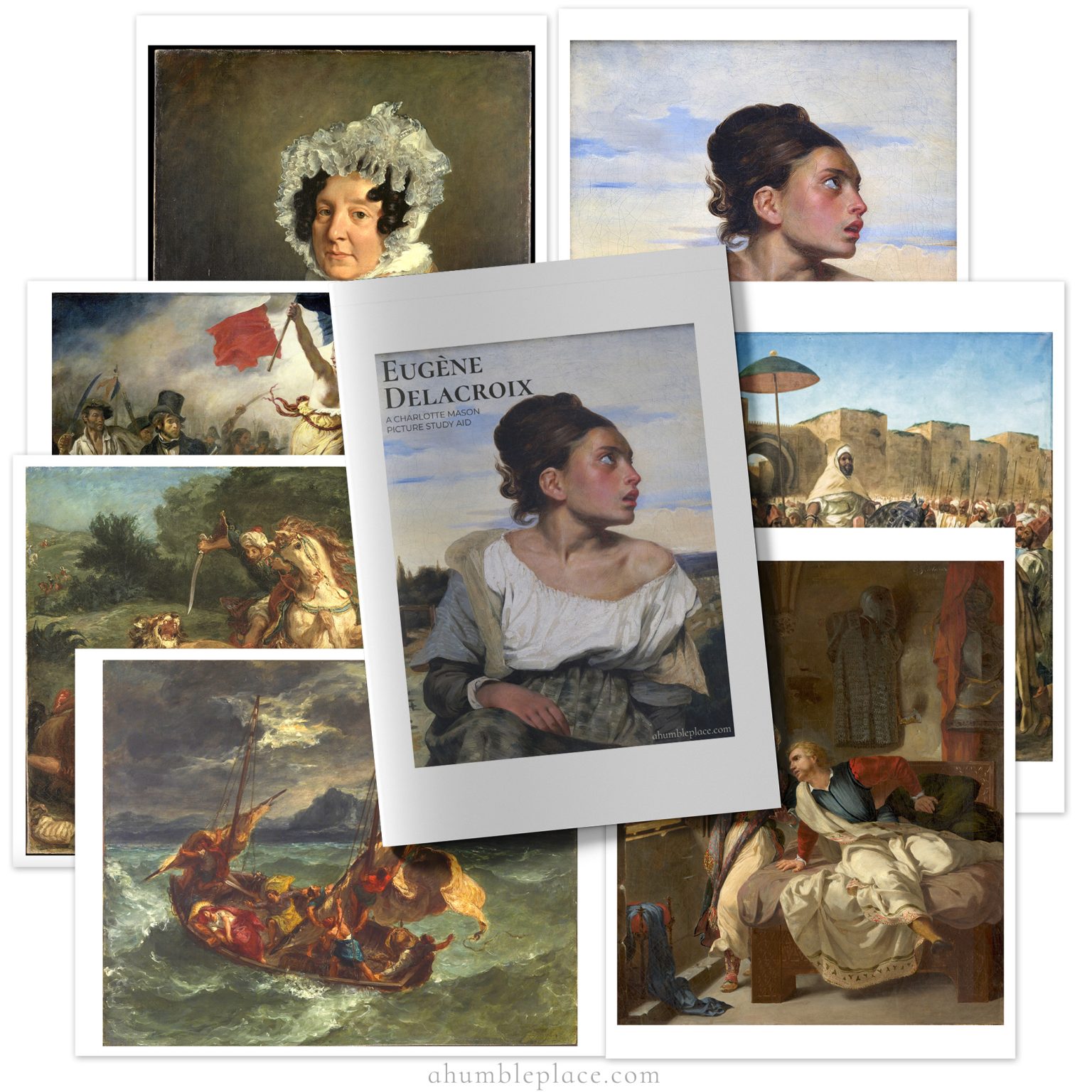 Eugène Delacroix Picture Study Aid and Art Prints · a humble place
