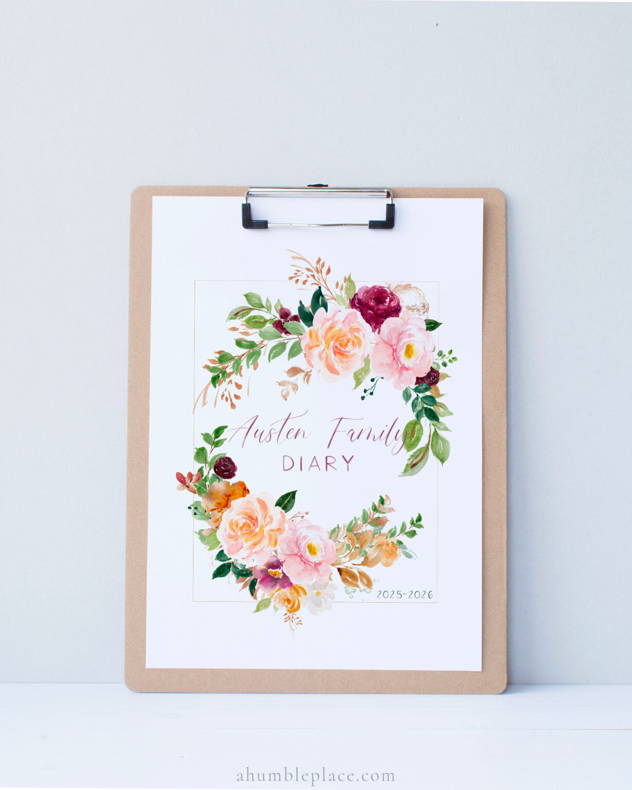 Printable Homeschool Planner Covers (Customizable!) · a humble place